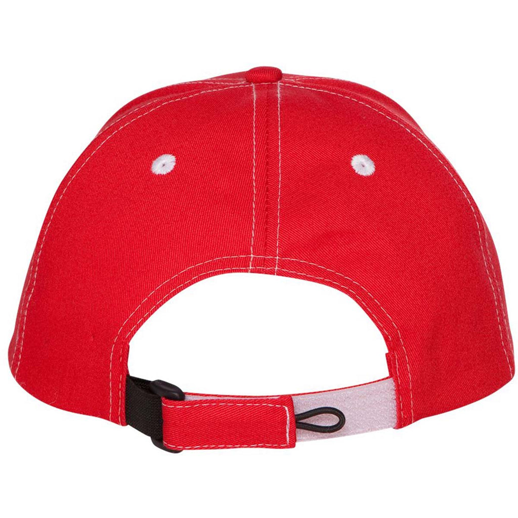 Sportsman Red Tri-Color Cap