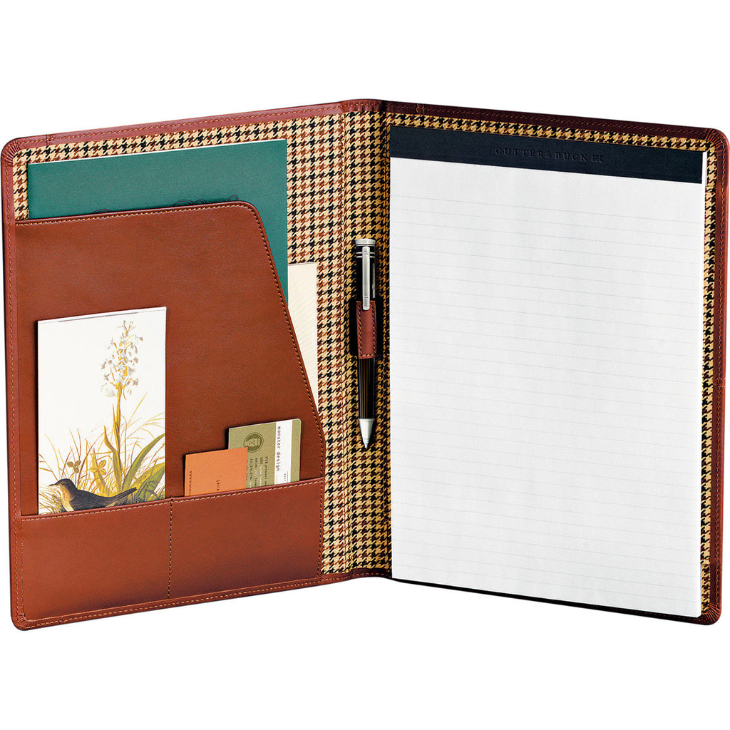 Cutter & Buck Brown Leather Writing Pad