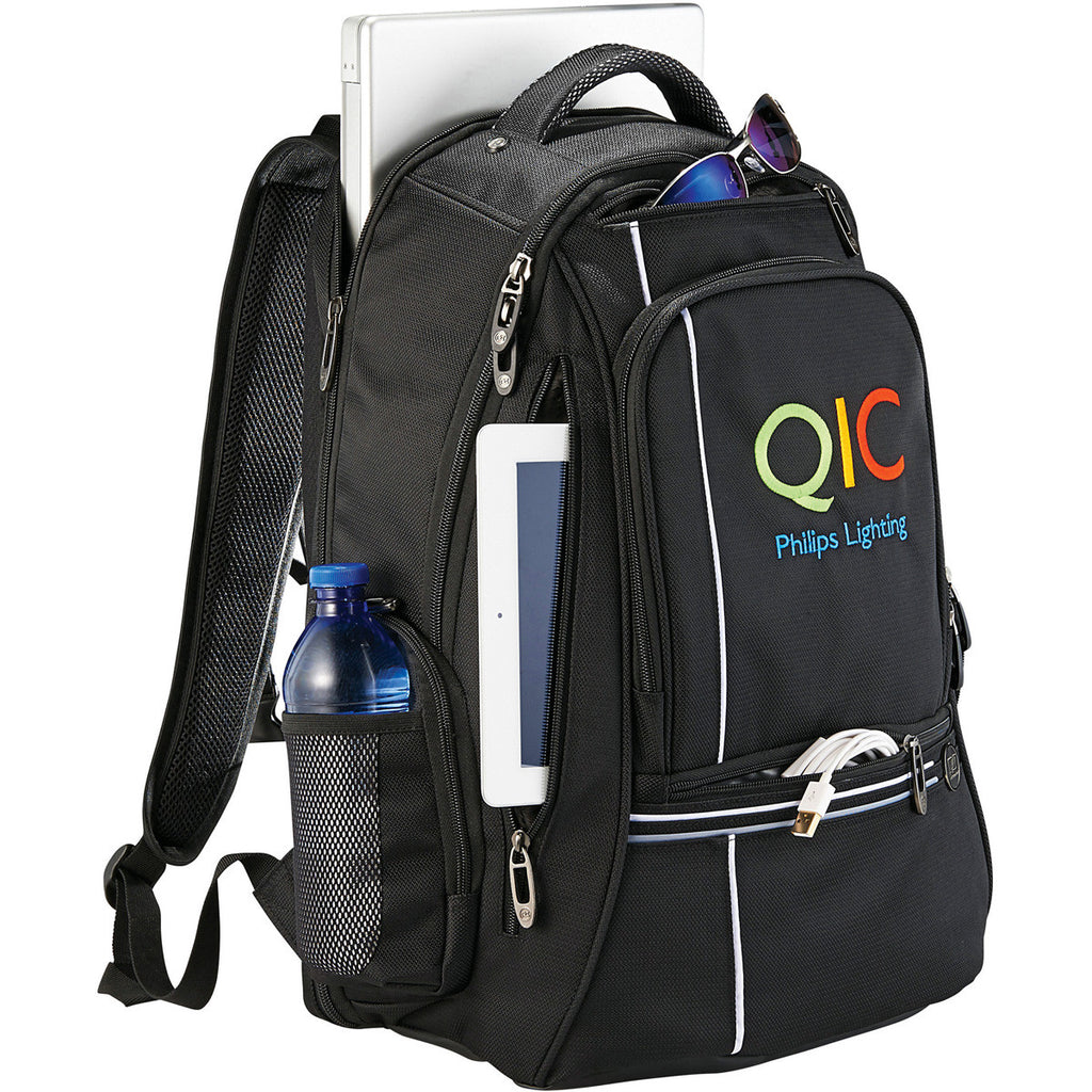 Cutter & Buck Black Tour TSA 17" Computer Backpack