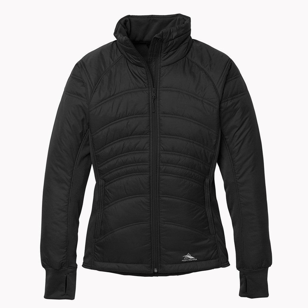 High Sierra Women's Black/Black Molo Hybrid Insulated Jacket