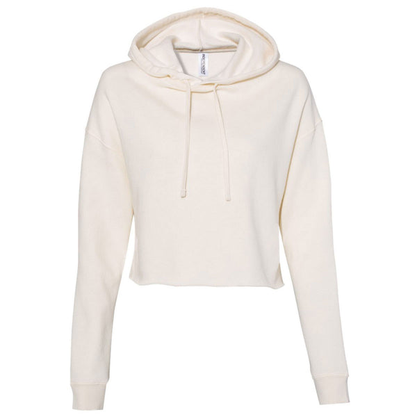 Independent Trading Co. Women's Bone Lightweight Cropped Hooded Sweats