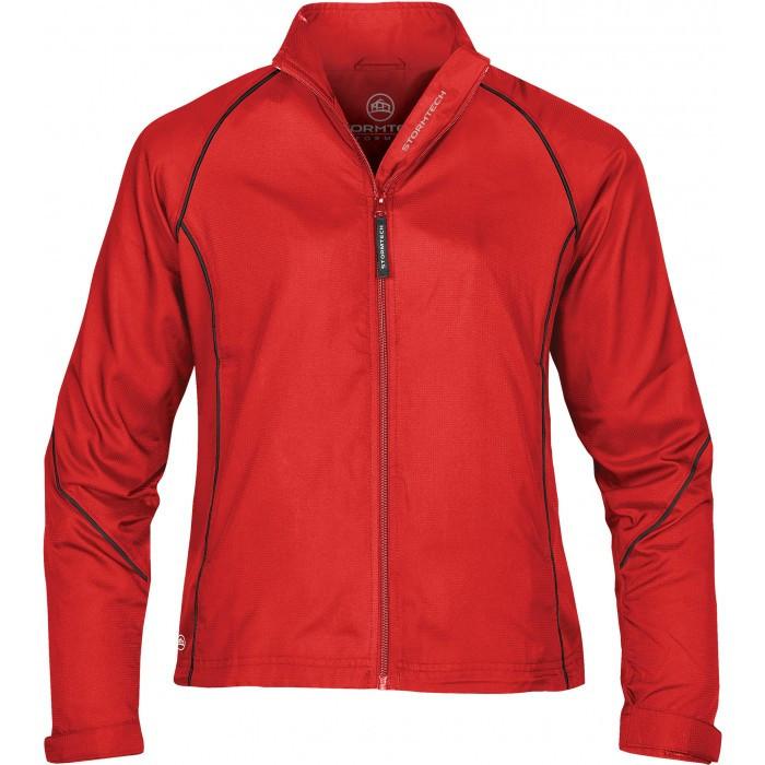 Stormtech Women's Sport Red/Black Signal Track Jacket