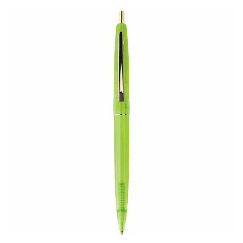 BIC Green Clear Clics Gold