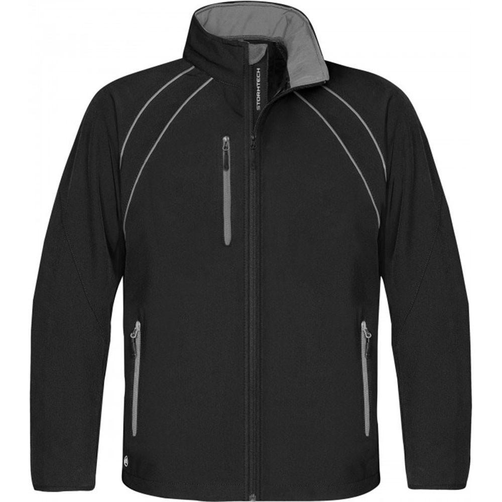 Stormtech Men's Black/Granite Crew Softshell
