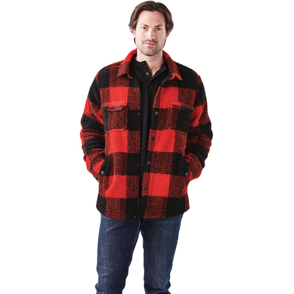 Stormtech Men's Red/Black Caribou Fleece Jacket