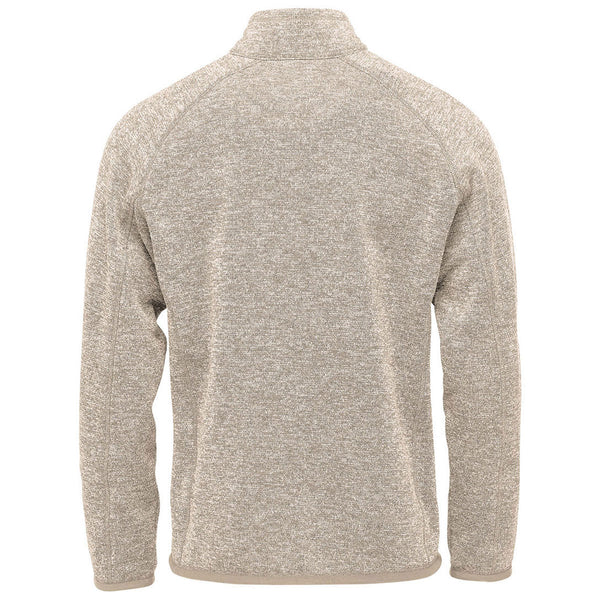 Stormtech Men's Oatmeal Heather Avalante 1/4 Zip Pullover