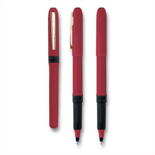 BIC Red Grip Roller Gold