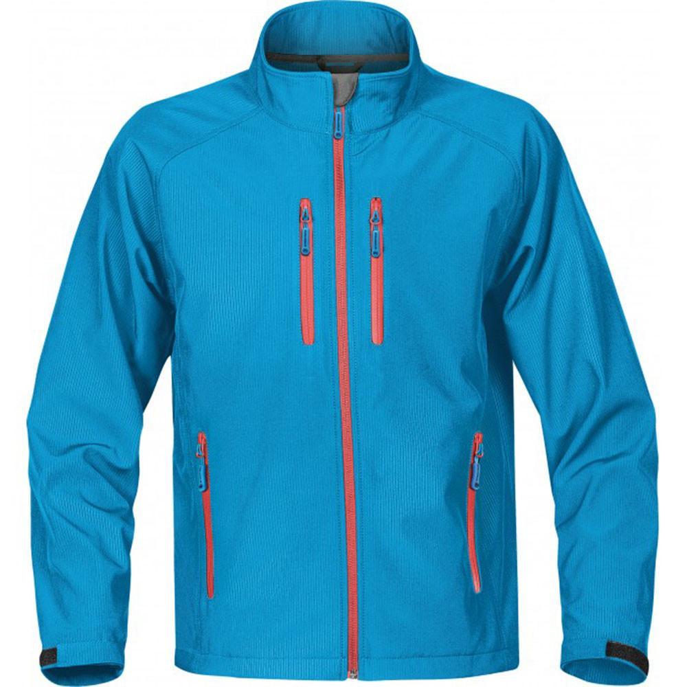 Stormtech Men's Electric Blue/Flame Red Ellipse Softshell