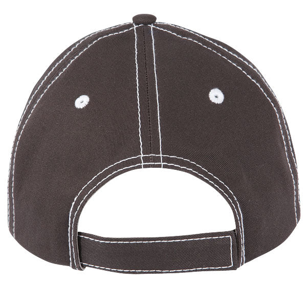 Paramount Apparel Silver/Charcoal Cotton Twill Cap