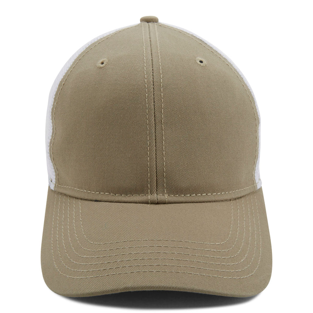 Paramount Apparel Tan/White Classic Mesh Cap