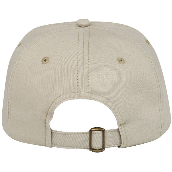 Paramount Apparel Khaki Caps 101 Unstructured Jockey Brushed Twill Cap