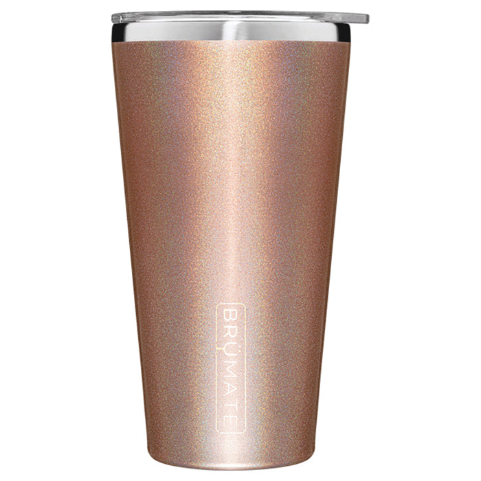 BruMate Glitter Rose Gold Shaker Pint