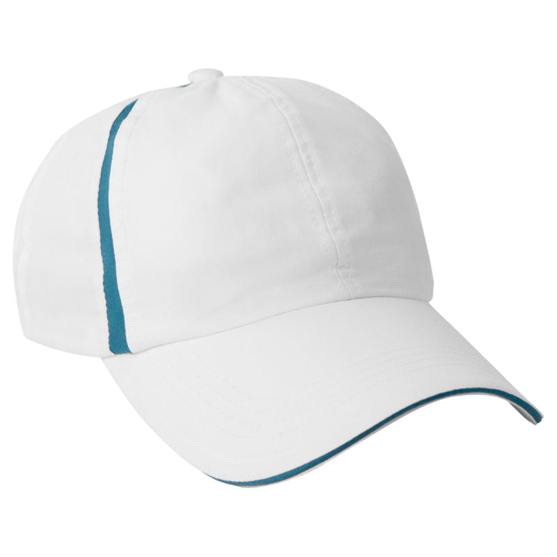 Kate Lord White/Peacock Microfiber Cap