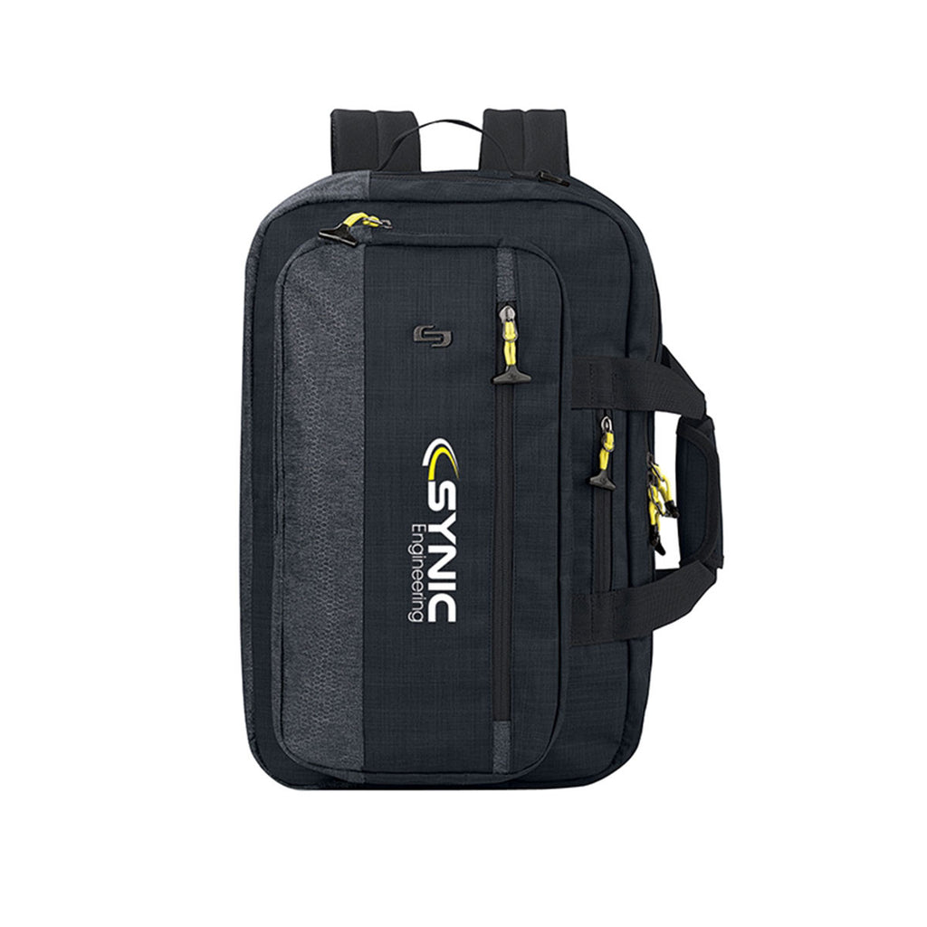 Solo Black Velocity Hybrid Backpack