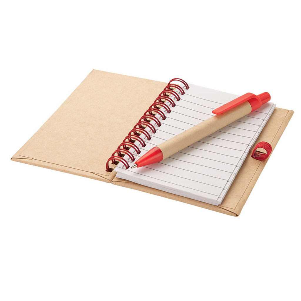 Sovrano Red Baffin Bay Notebook & Pen