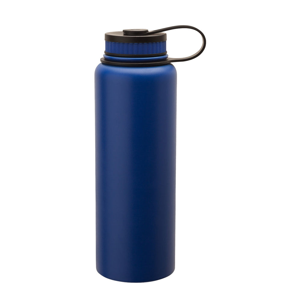 Sovrano Blue Sediento 40 oz. Steel Vacuum Water Bottle