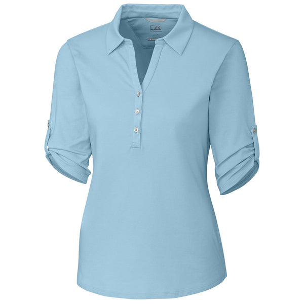 Cutter & Buck Women's Inlet DryTec Elbow Sleeve Thrive Polo