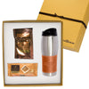 Leeman Tan Tuscany Tumbler and Godiva Deluxe Gift Set