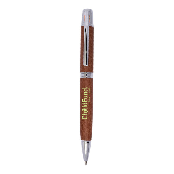 Leeman Tan Tuscany Ergo Metal Pen