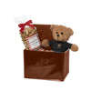 Leeman Tan Tuscany Notebook, Teddy Bear & Popcorn Set