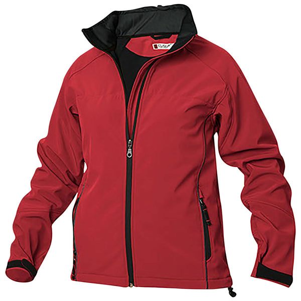Clique Women's Intense Red Softshell Jacket