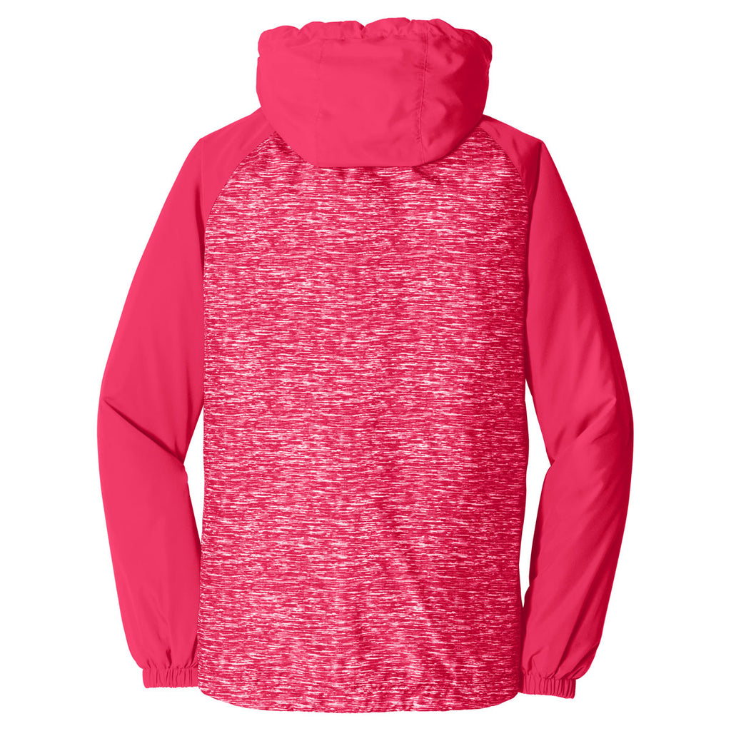 Sport-Tek Women's Pink Raspberry Heather/Pink Raspberry Colorblock Rag
