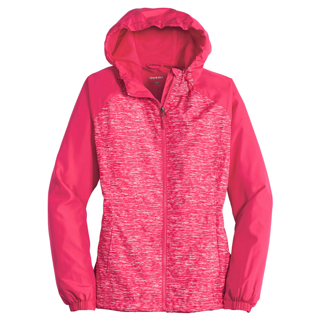 Sport-Tek Women's Pink Raspberry Heather/Pink Raspberry Colorblock Rag