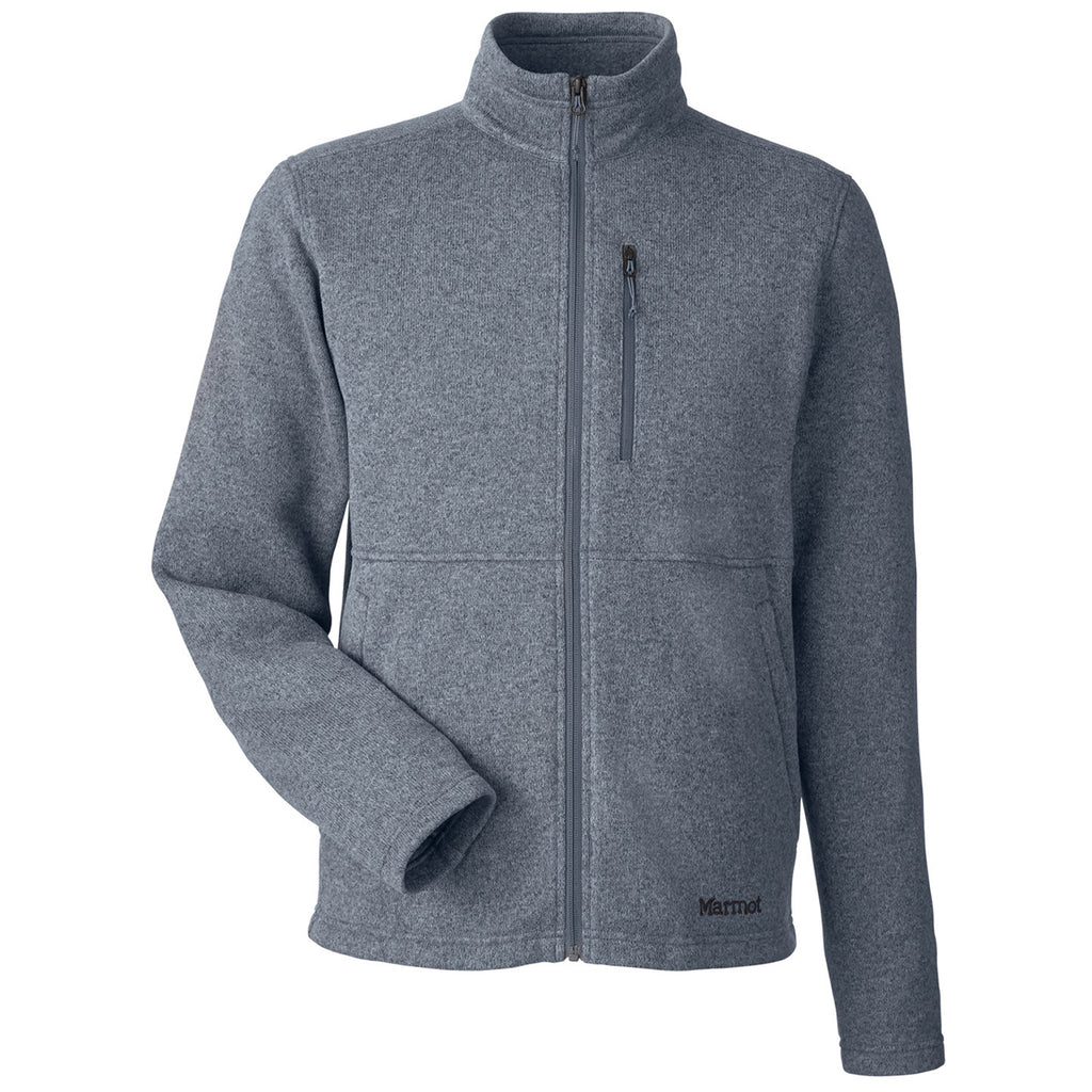 Marmot Men's Steel Onyx Dropline Sweater Fleece Jacket