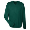 Harriton Men's Hunter Pilbloc V-Neck Sweater