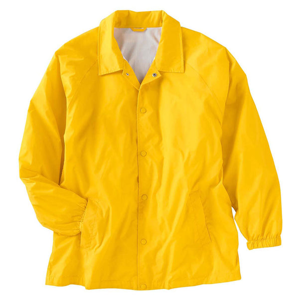 Harriton Men's Sunray Yellow Nylon Staff Jacket
