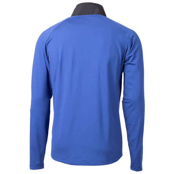 Cutter & Buck Men's Tour Blue/Black Adapt Eco Knit Hybrid Recycled Qua