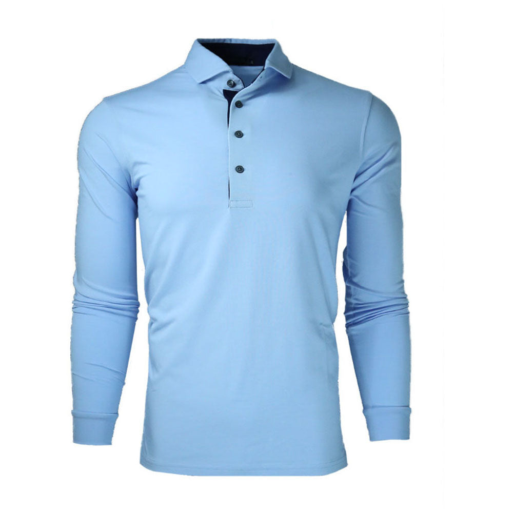 Greyson Men's Wolf Apache II Long Sleeve Polo