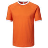 Clique Men's College Orange Playlist Ringer Tee