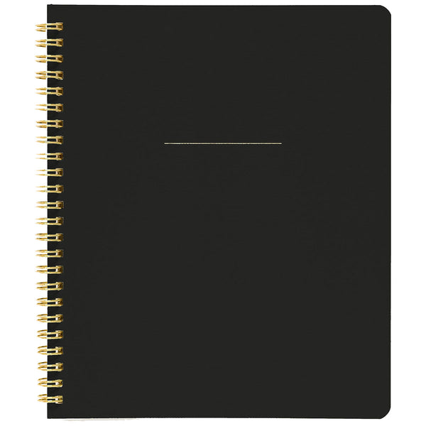 Sugar Paper Classic Black Spiral Notebook