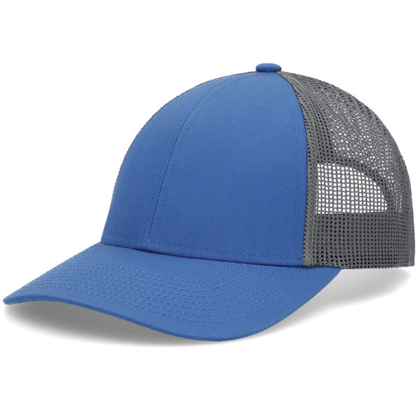 Pacific Headwear Ocean Blue/Light Charcoal/Ocean Blue Low-Pro Trucker