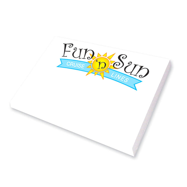 Post-It White Custom Printed Notes 3" x 4"