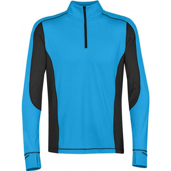 Stormtech Men's Electric Blue/Black Phoenix Lightweight 1/4 Zip