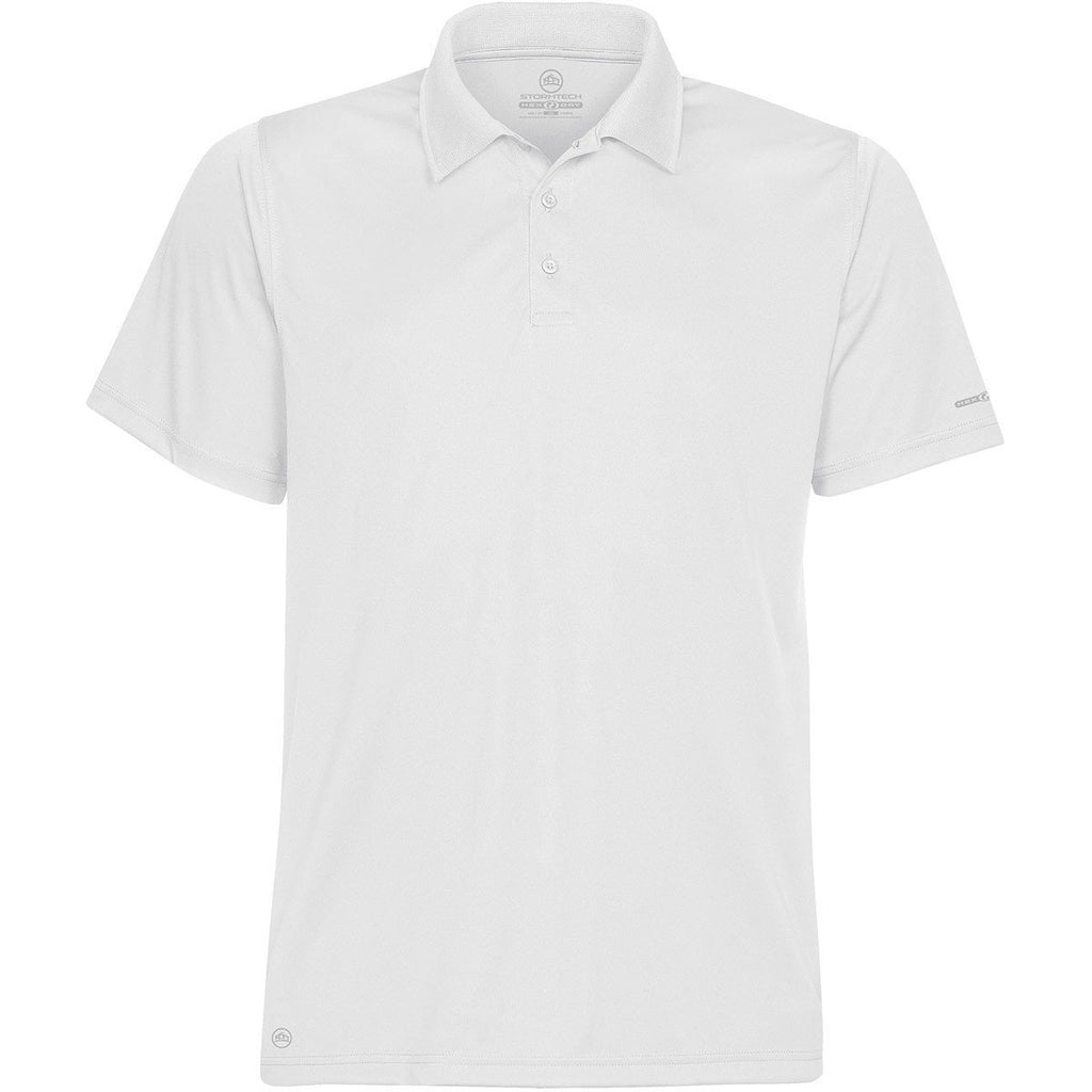 Stormtech Men's White Phoenix H2X-Dry Polo