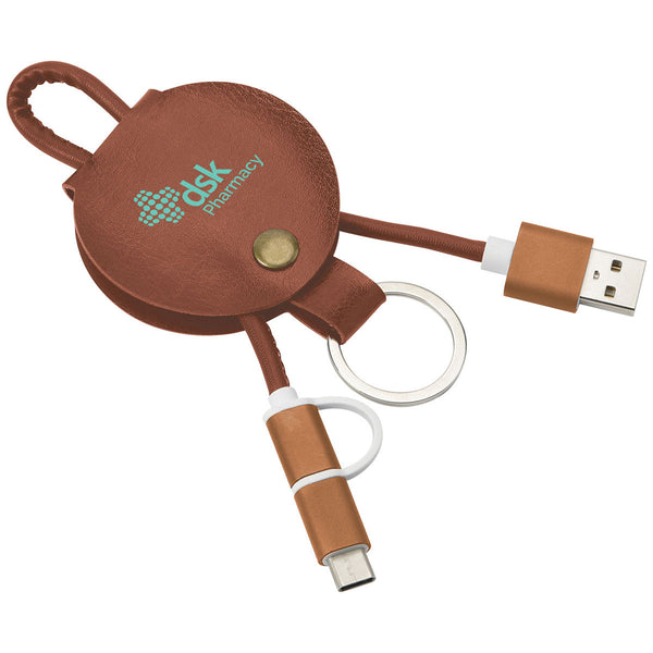 Bullet Brown Gist 3-in-1 Charging Cable