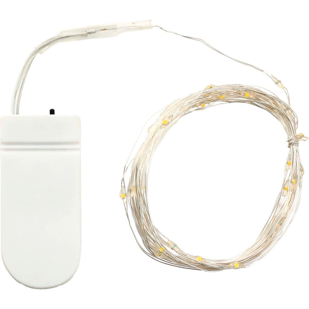 Bullet White Twinkle LED String Lights