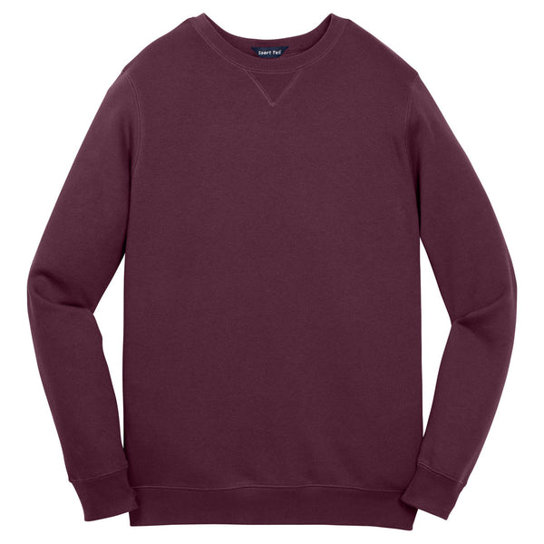 Sport-Tek Men's Maroon Crewneck Sweatshirt