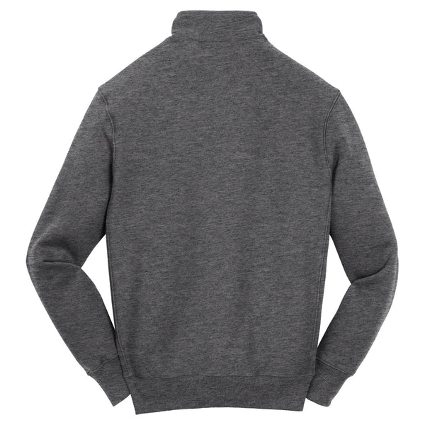 Sport-Tek Men's Graphite Heather Super Heavyweight 1/4-Zip Pullover Sw
