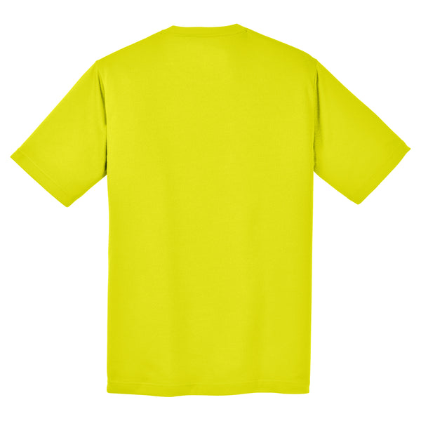 Sport-Tek Men's Neon Yellow PosiCharge RacerMesh Tee