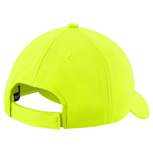 Sport-Tek Neon Yellow PosiCharge RacerMesh Cap