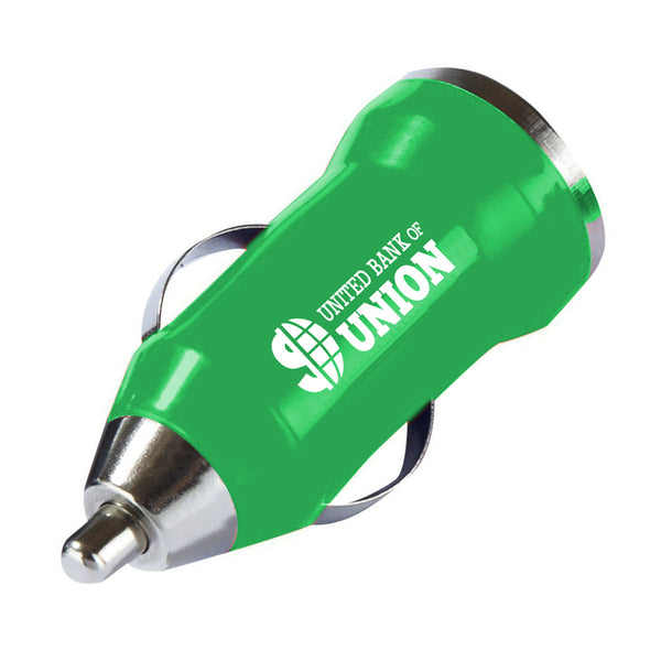 Innovations Lime Green USB Car Adaptor