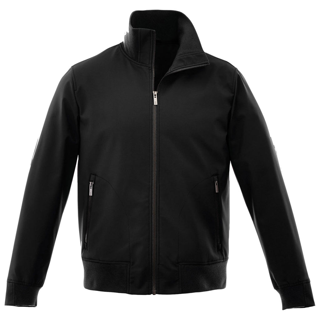 Elevate Men's Black Kendrick Softshell Jacket