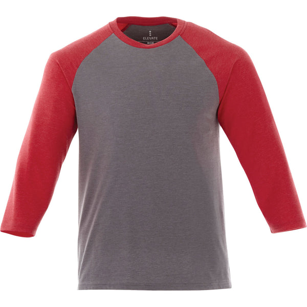 Elevate Men's Team Red Heather/Medium Heather Grey Dakota Three Quarte