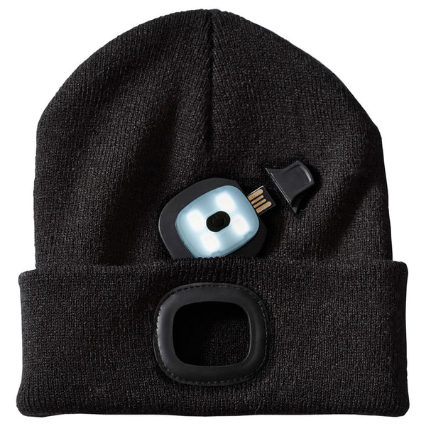 Elevate Black Mighty LED Knit Toque