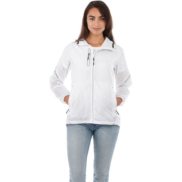 Elevate Women's White Signal Packable Jacket