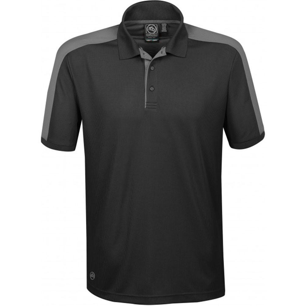 Stormtech Men's Black/Granite Shadow Polo